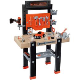 Smoby Spielwerkbank »Black + Decker Werkbank Center« schwarz/orange