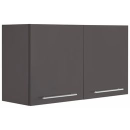 Wiho-Küchen WIHO KÜCHEN Hängeschrank »Flexi2« Breite 100 cm Front und Korpus: Anthrazit