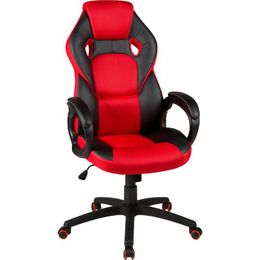 Duo Collection Gaming-Stuhl »Samu« () mit modernem Netzstoffbezug schwarz-rot