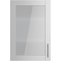 Optifit Glash&auml;ngeschrank &raquo;Ahus&laquo; Breite 60 cm grau wildeiche Nachbildung, B/H/T: 60cm x 89,6cm x 34,9cm, T&uuml;ren: 1 Stk.