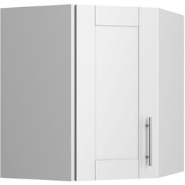 Optifit Eckh&auml;ngeschrank &raquo;Ahus&laquo; Breite 60 x 60 cm wei&szlig; wei&szlig;, B/H/T: 60cm x 70,4cm x 34,9cm, T&uuml;ren: 1 Stk.
