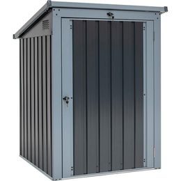 WESTMANN M&uuml;lltonnenbox &raquo;ISBS-T1D&laquo; f&uuml;r 1x240 l, BxTxH: 104x101x134 cm grau Stahl