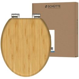 Sch&uuml;tte WC-Sitz &raquo;NATURAL BAMBOO&laquo; aus Bambus Vollholz braun Holzwerkstoff