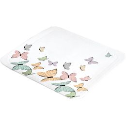 Kleine Wolke Duscheinlage &raquo;Butterflies&laquo; mit Schmetterlingen, BxH: 55 x 55 cm bunt PVC Schaum