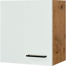 Flex-Well H&auml;ngeschrank &raquo;Vintea&laquo; (B x H x T) 50 x 54,8 x 32 cm, mit Metallgriffen beige Holzwerkstoff