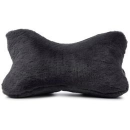 Gözze Nackenkissen GÖZZE "Uni Flausch Lesekissen LaPit", anthrazit, B:40cm H:19cm L:25cm, Polyester, Funktionskissen