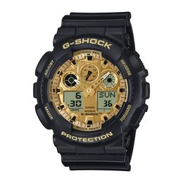 Chronograph Casio G-SHOCK, schwarz, Armbanduhren, Herren, Quarzuhr, Armbanduhr, Herrenuhr, analog, digital