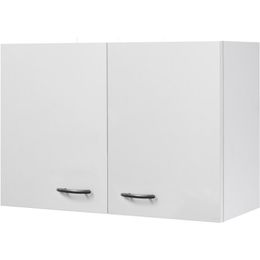 Flex-Well H&auml;ngeschrank &raquo;Wito&laquo; (B x H x T) 80 x 54, 8 x 32 cm Wei&szlig; / Fantasie Wei&szlig;