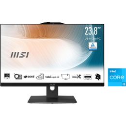 MSI All-in-One PC "Modern AM242P 1M-1870DE", schwarz, Microsoft Windows 11 Pro, 16 GB RAM 256 GB SSD, Desktop-PCs