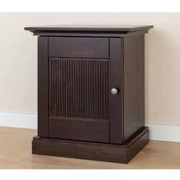 Pharao24.de Nachtschrank Beistellschrank aus Kiefer Massivholz 61 cm hoch