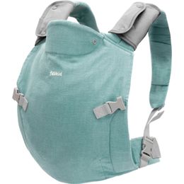 Bauchtrage fillikid "MC04", Baby, eisblau, Polyester, Ramie (Brennessel-Faser), Babytragen, mit abnehmbaren Baumwoll-Spucktücher