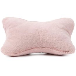 Gözze Nackenkissen GÖZZE "Uni Flausch Lesekissen LaPit", altrosa, B:40cm H:19cm L:25cm, Polyester, Funktionskissen
