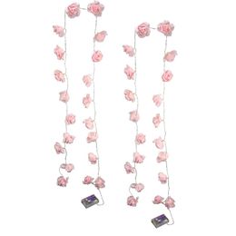I.GE.A. LED-Lichterkette &raquo;Rose&laquo; rosa