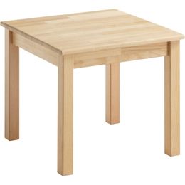 MCA furniture Couchtisch »Alfons« Wohnzimmertisch Massivholz geölt, keilverzinkt belastbar bis 20 kg Kernbuche + Kernbuche + Kernbuche