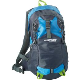 FISCHER BIKE FISCHER Fahrrad Fahrradrucksack &raquo;Rucksack mit Helmnetz&laquo; mit Helmnetz blau Fahrradrucksack