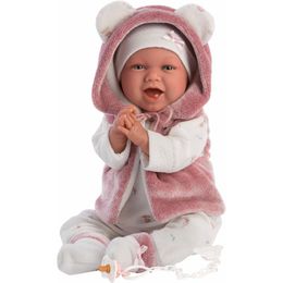 LLORENS Babypuppe »Mimi, 42 cm« Made in Europe rosa/weiß
