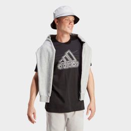 T-Shirt adidas Sportswear "M GROWTH BOS T", Herren, Gr. S, schwarz, Obermaterial: 100% Baumwolle, Shirts, Graphic T-Shirt