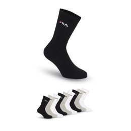 Tennissocken Fila "UNISEX CREW TENNIS FULL TERRY SOCKS", Herren, Gr. 35-38, classic, Baumwollmischung, normal, Socken, mit eingestrickem Logo