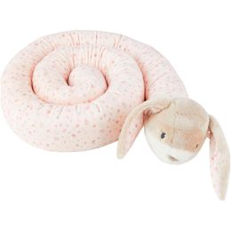 Nestchenschlange Sterntaler "Hase Hanni", quarzrosa, Obermaterial: 100% Polyester, Bettnestchen