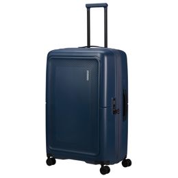 Hartschalen-Trolley American Tourister "DASHPOP 77", Gr. B/H/T: 50cm x 77cm x 33cm 104 l, blau (midnight blau), Polypropylen, Koffer, Koffer groß Reisekoffer TSA-Zahlenschloss Aufgabegepäck