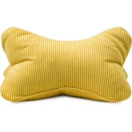 Gözze Nackenkissen GÖZZE "Capri Cord", senf, B:40cm H:19cm L:25cm, Polyester, Funktionskissen