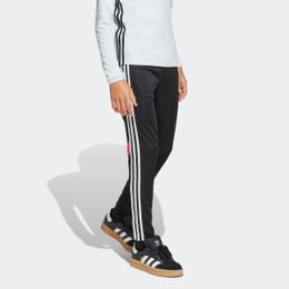Trainingshose adidas Performance "TIRO ES PNT Y", Jungen, Gr. 176, N-Gr, schwarz (schwarz, clear grau, real magenta), Obermaterial: 100% Polyester, Hosen
