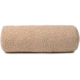 Gözze Nackenrolle GÖZZE "Curly Kissenrolle Rolf", beige, B:60cm H:19cm L:20cm, Polyester, Funktionskissen