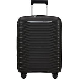 Hartschalen-Trolley Samsonite "UPSCAPE, verschiedene Größen und Farben", Gr. B/H/T: 40cm x 55cm x 20cm 39 l, schwarz, Polypropylen, gestreift, Koffer, Volumenerweiterung Reisegepäck Hartschalen-Koffer TSA-Zahlenschloss