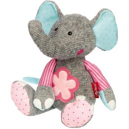 Sigikid Kuscheltier »Patchwork Sweety Elefant« grau/rosa/hellblau