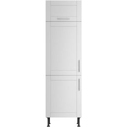 Optifit K&uuml;hlumbauschrank &raquo;Ahus&laquo; Breite 60 cm grau hellgrau, B/H/T: 60cm x 211,8cm x 58,4cm, T&uuml;ren: 2 Stk.