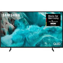 Samsung QLED-Fernseher "GQ43Q7F2AU QLED-Fernseher", Energieeffizienz: G (A-G), schwarz, 43, Fernseher, Quantum HDR, Knox Security, Art Store, 3D Sound, Gaming Hub, AI TV