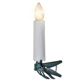 my home LED-Lichterkette "Aluro", weiß, Flammen 50 Stk., Kabellänge 29,5m, Lichterketten, LED-Christbaumkerzen 50LEDs