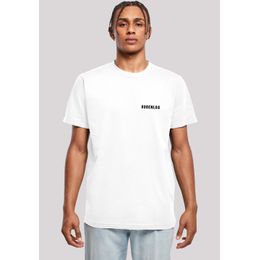 T-Shirt F4NT4STIC "Bodenlos", Herren, Gr. 4XL, weiß, Obermaterial: 100% Baumwolle, regular fit, Rundhals, ohne Bündchen, Shirts, Jugendwort 2022, slang