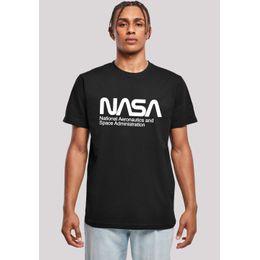 T-Shirt F4NT4STIC "NASA Aeronautics And Space", Herren, Gr. 5XL, schwarz, Obermaterial: 100% Baumwolle, regular fit, Rundhals, ohne B&uuml;ndchen, Shirts T-Shirt, Herren,Premium Merch,Regular-Fit,Basic,Bedruckt