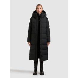 Steppmantel Khujo "DOTE2", Damen, Gr. L, obrage grau, 100% Polyester, unifarben, eingesetzt elastischer Bund mit Windstopper, Mäntel