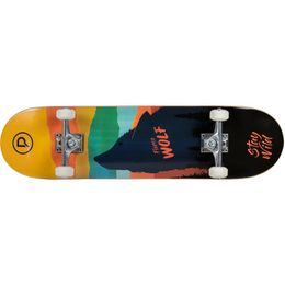 Playlife Skateboard &raquo;Fierce Wolf&laquo; bunt Skateboard