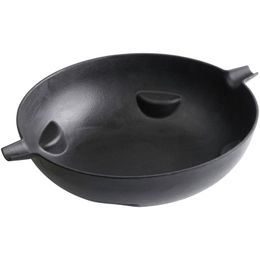 Tepro Wok Guss-Wok-Einleger, &Oslash;xH: 35,3 &times; 10 cm schwarz