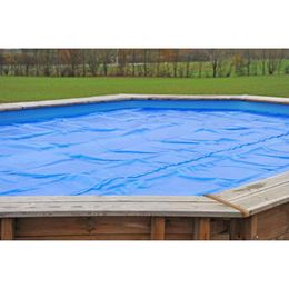 GRE Solarabdeckplane Sommerabdeckung f&uuml;r Pool Canelle, BxL: 281x482 cm blau Polyethylen (PE)