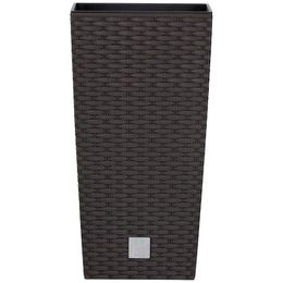 Prosperplast Pflanzk&uuml;bel &raquo;Rato square&laquo; BxTxH: 28,7x28,7x55 cm braun Kunststoff B/H/T: 55cm x 28,7cm