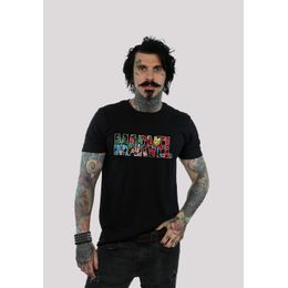 T-Shirt F4NT4STIC "Marvel Avengers Logo", Herren, Gr. 4XL, schwarz, Obermaterial: 100% Baumwolle, regular fit, Rundhals, ohne Bündchen, Shirts, Herren,Premium Merch,Regular-Fit,Basic,Logo Print