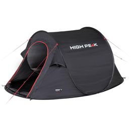 High Peak Wurfzelt &raquo;Pop up Zelt Vision 2&laquo; 2 Personen mit Transporttasche schwarz B/H/L: 140cm x 100cm x 235cm Wurfzelt