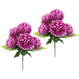 I.GE.A. Blumenstrau&szlig; &raquo;Chrysantheme&laquo; Kunstblumenstrau&szlig; rosa