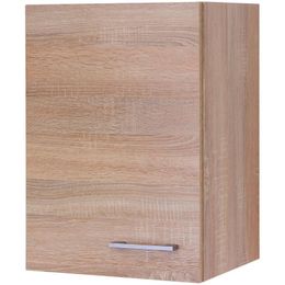 Flex-Well H&auml;ngeschrank &raquo;Samoa&laquo; (B x H x T) 40 x 54,8 x 32 cm braun Holzwerkstoff Sonoma Eiche, B/H/T: 40cm x 55cm x 32cm, T&uuml;ren: 1 Stk.
