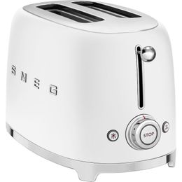 Smeg Toaster »TSF01WHMEU« 2 kurze Schlitze 950 W weiß