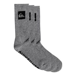 Quiksilver Socken &raquo;3 Pack&laquo; Light Grey Heather Einheitsgr&ouml;&szlig;e Einheitsgr&ouml;&szlig;e Stoff: Polyester-Baumwollstoff mit Stretch
