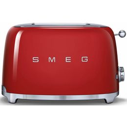 Smeg Toaster &raquo;TSF01RDEU&laquo; 2 kurze Schlitze f&uuml;r 2 Scheiben 950 W rot Toaster