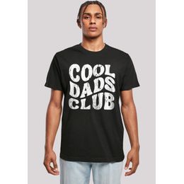 T-Shirt F4NT4STIC "Cool Dads Club Vintage Vatertags Design für Väter", Herren, Gr. 4XL, schwarz, Obermaterial: 100% Baumwolle, regular fit, Rundhals, ohne Bündchen, Shirts, Premium Qualität