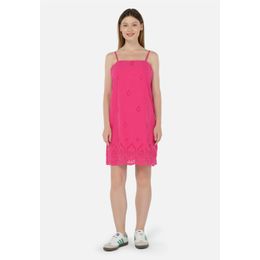 Jerseykleid FRESHLIONS "Ella", Damen, Gr. L, EURO-Gr&ouml;&szlig;en, pink (fuchsia), 100% Baumwolle, normal, Rundhals, Kleider Jerseykleid, mit atmungsaktiver Eigenschaft
