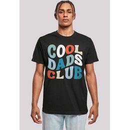 T-Shirt F4NT4STIC "Cool Dads Club Trendiges Vatertagsmotiv für Väter", Herren, Gr. L, schwarz, Obermaterial: 100% Baumwolle, regular fit, Rundhals, ohne Bündchen, Shirts, Premium Qualität