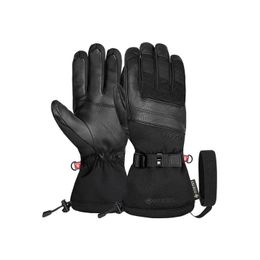 Skihandschuhe Reusch "Morvan", Damen, Gr. 9.5, schwarz, 90% Polyester, 10% Polyurethan, unifarben, Handschuhe, mit wasserdichter und atmungsaktiver Funktion
